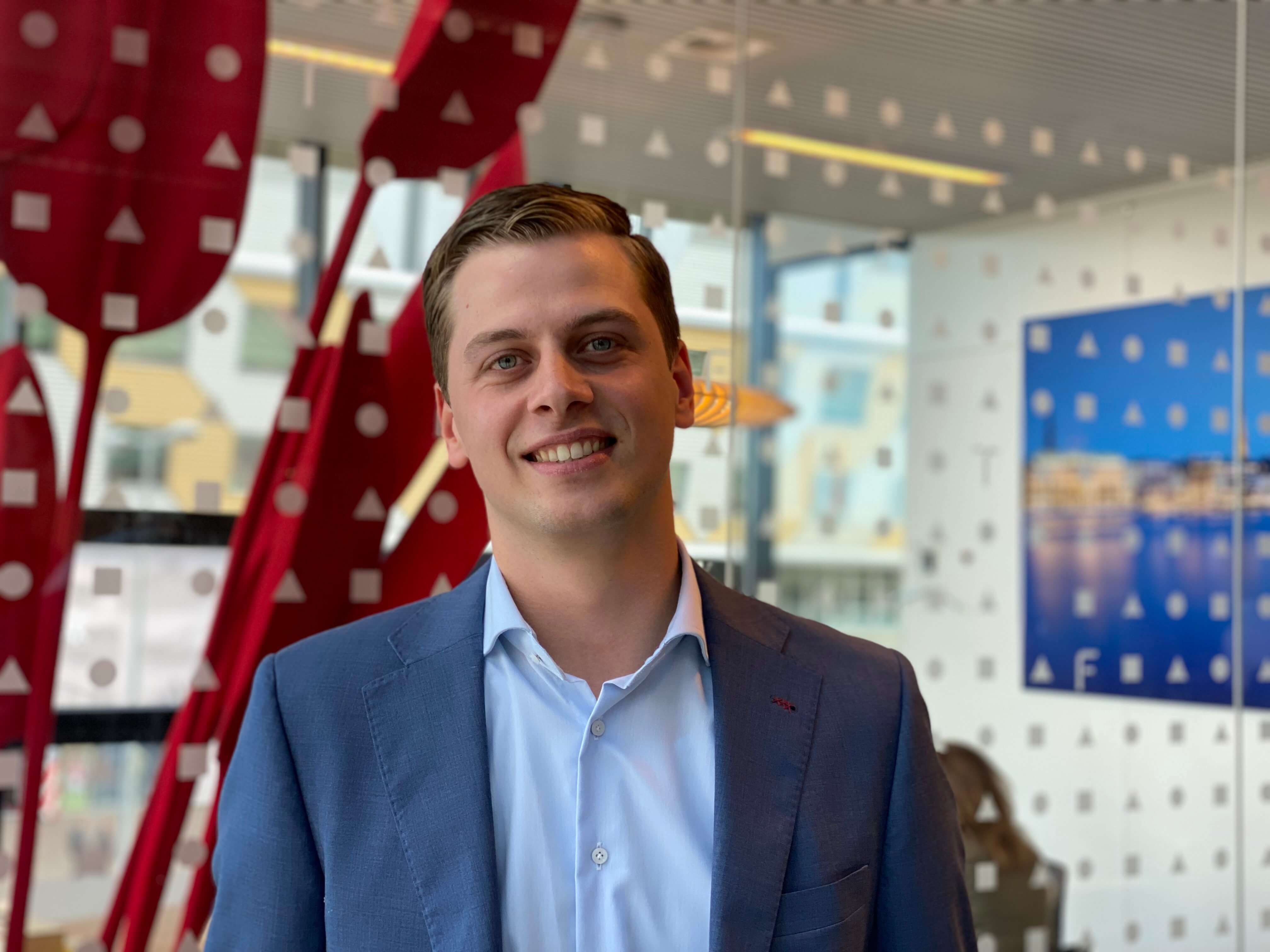 Hidde: “Als net afgestudeerde ligt de wereld hier aan mijn voeten”